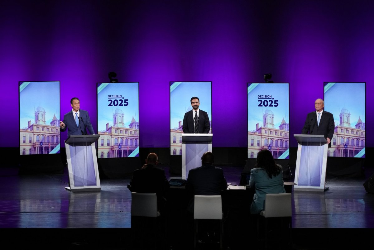 Cuomo, Mamdani and Sliwa engage in final N.Y. City mayoral debate