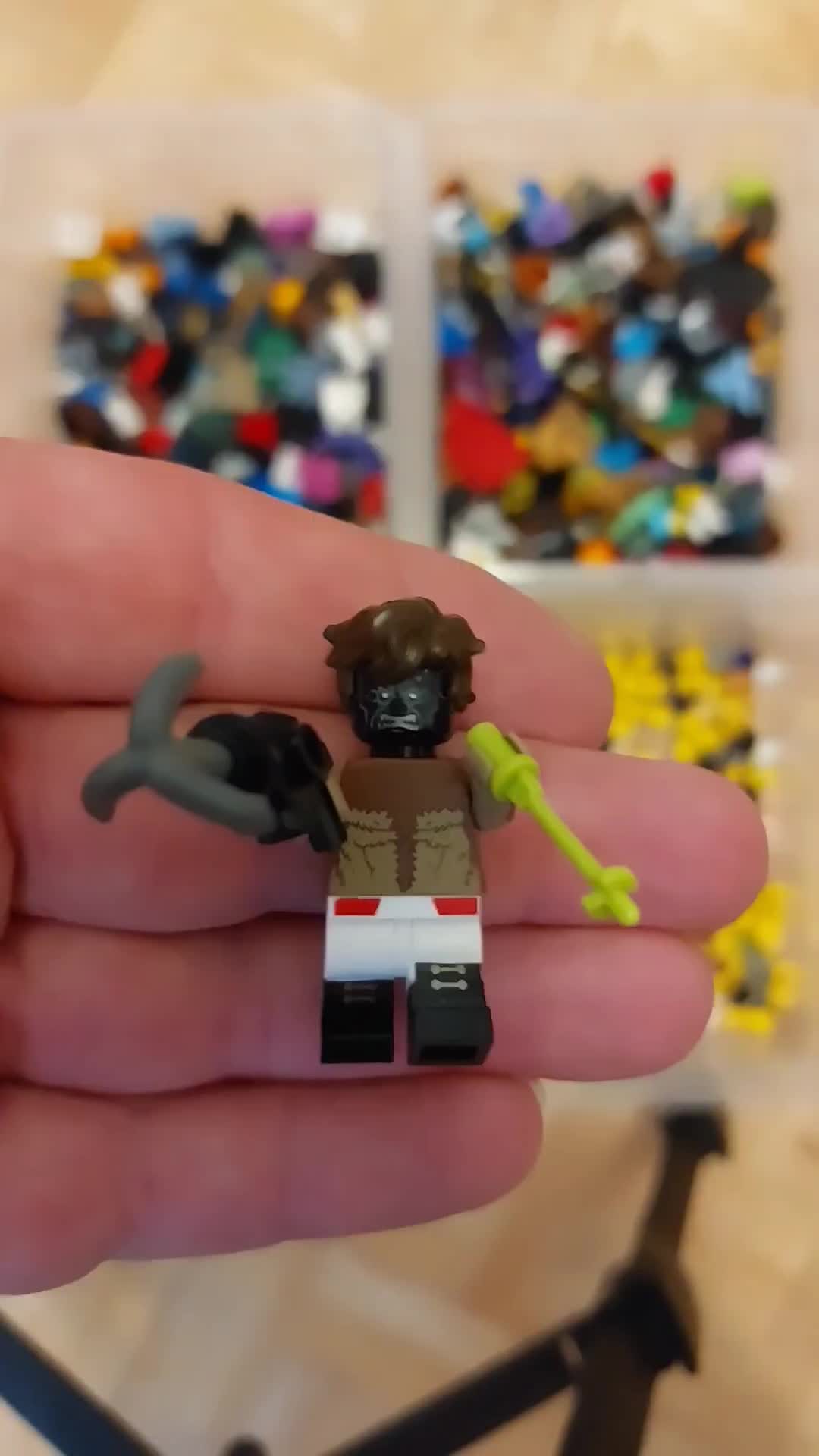 Incredible LEGO minifigure rumble: Unleashed chaos! #shorts
