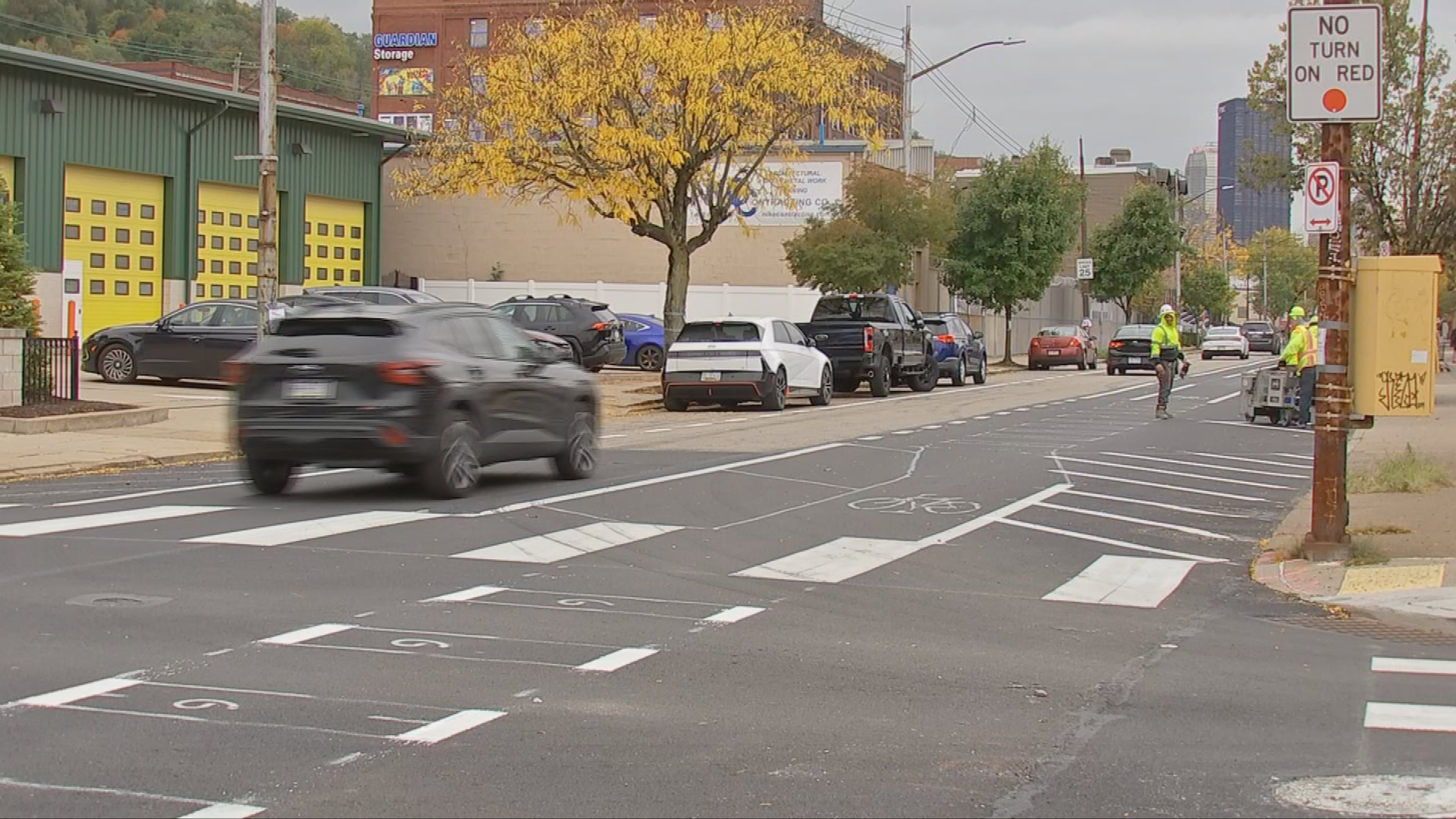 Workers, shoppers in Strip District express concerns as lines painted ...