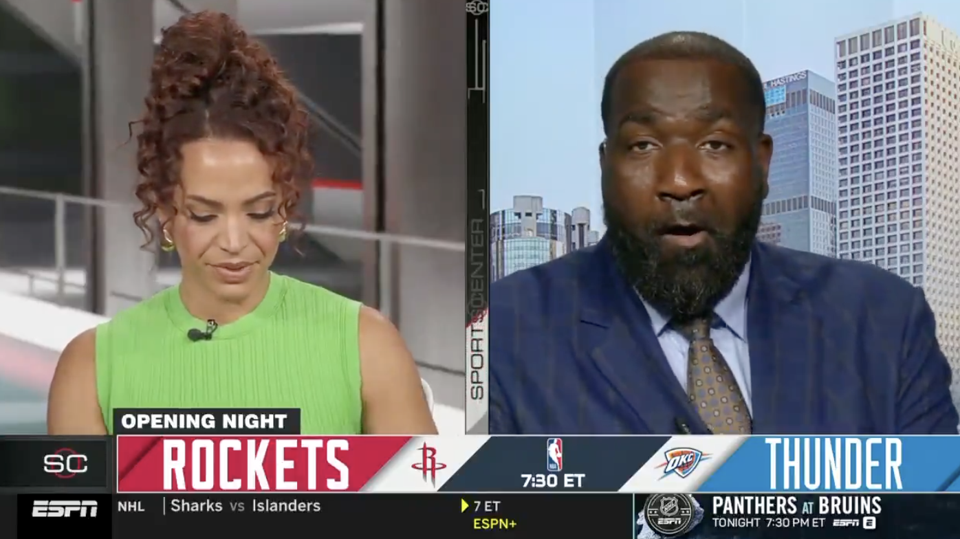 Kendrick Perkins leaves ESPN colleague speechless