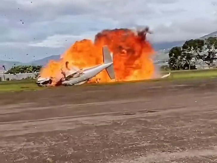 Plane Crashes, Explodes Immediately After Takeoff, on Camera