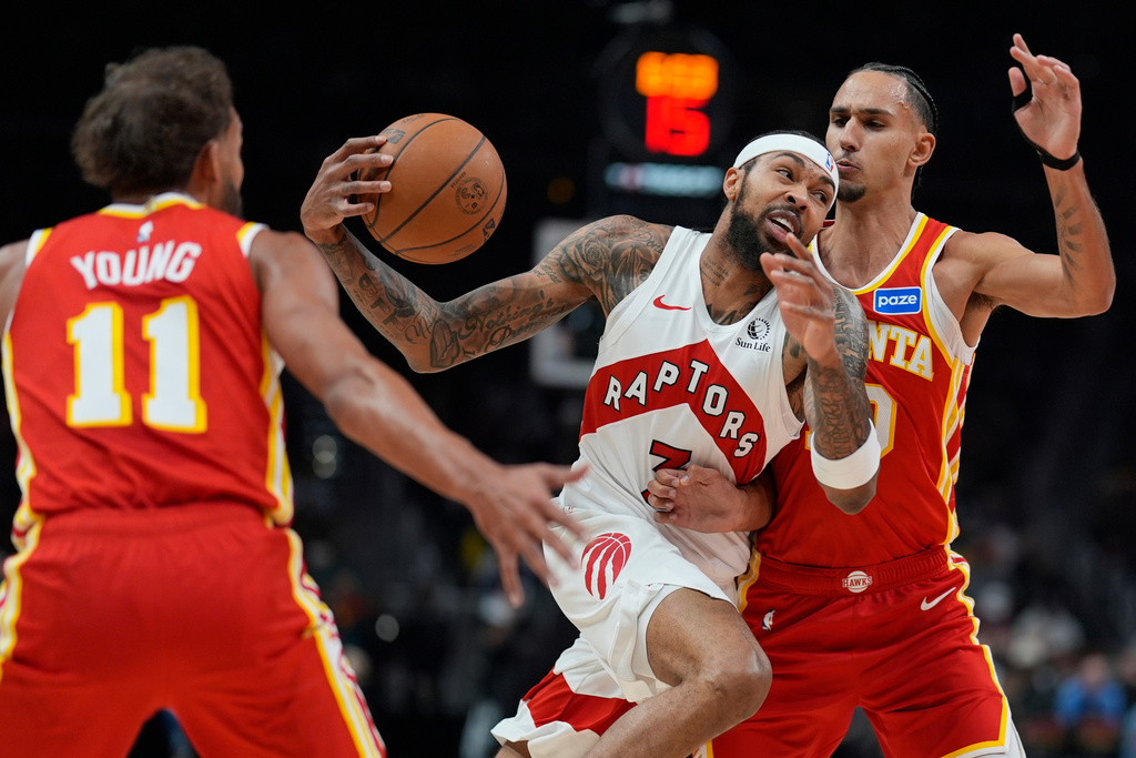 Raptors set team scoring record for season opener in 138-118 win over Hawks