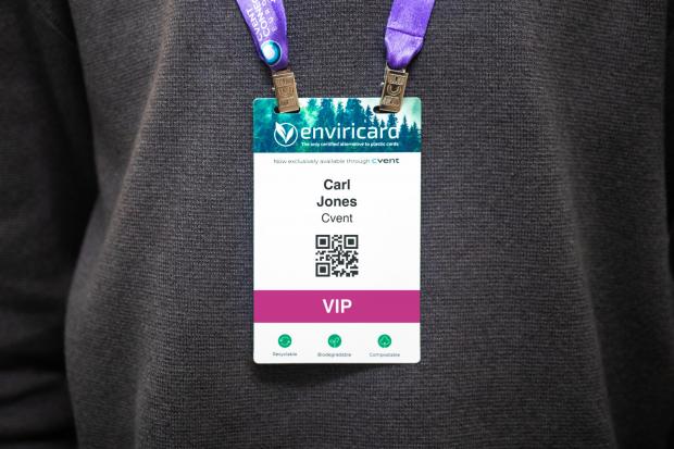 New sustainable alternative to plastic event badges from Southampton firm