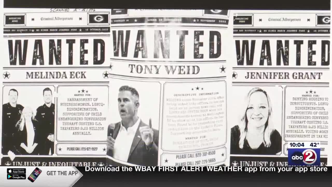 Local alderpersons, Rep. Tony Wied speak out after ‘Wanted’ signs ...