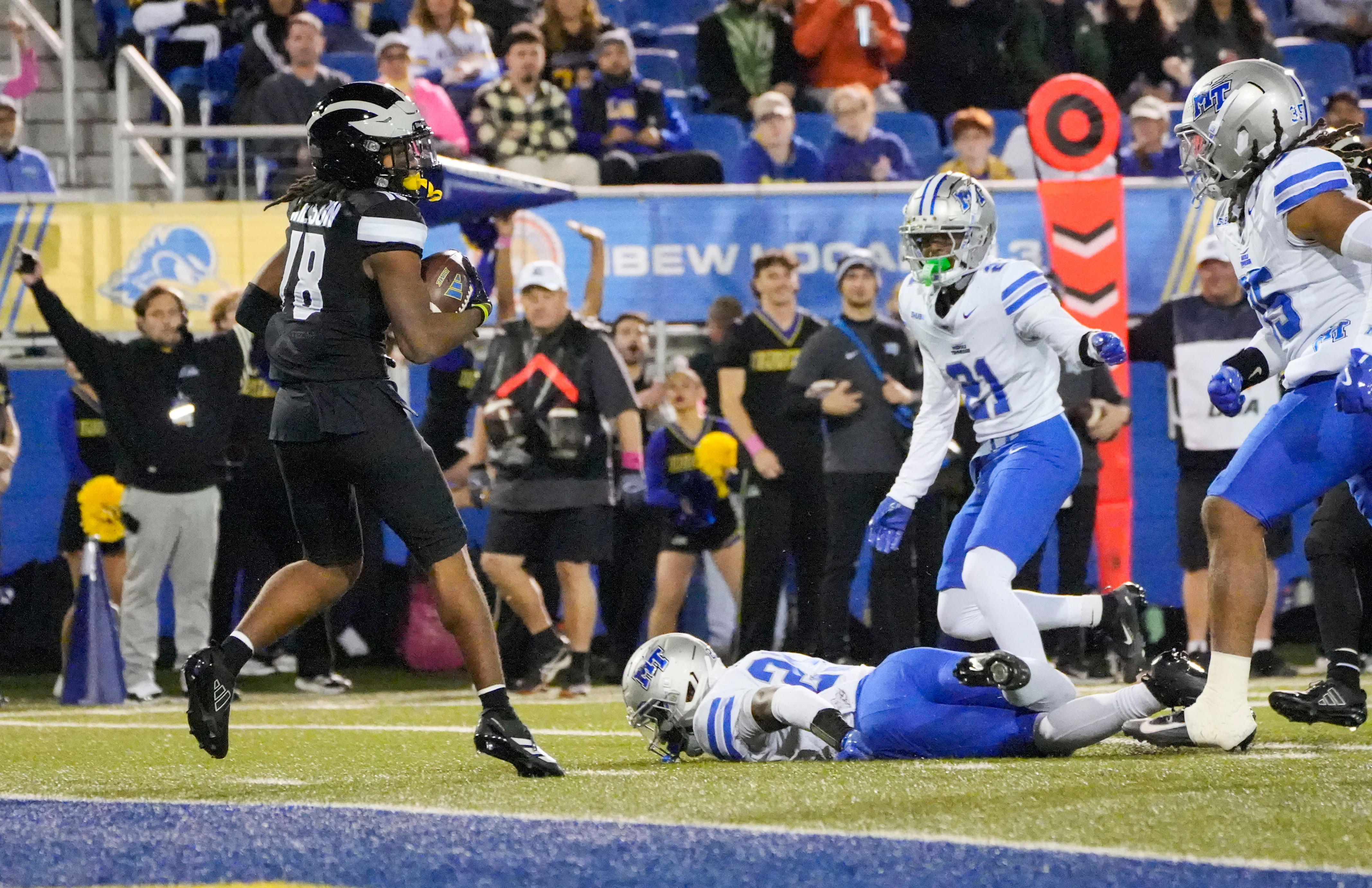 Delaware holds off Middle Tennessee in Conference USA football. Here ...