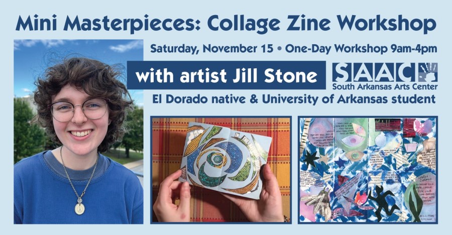 SAAC to host “Mini Masterpieces: A Collage Zine Workshop” on Nov. 15