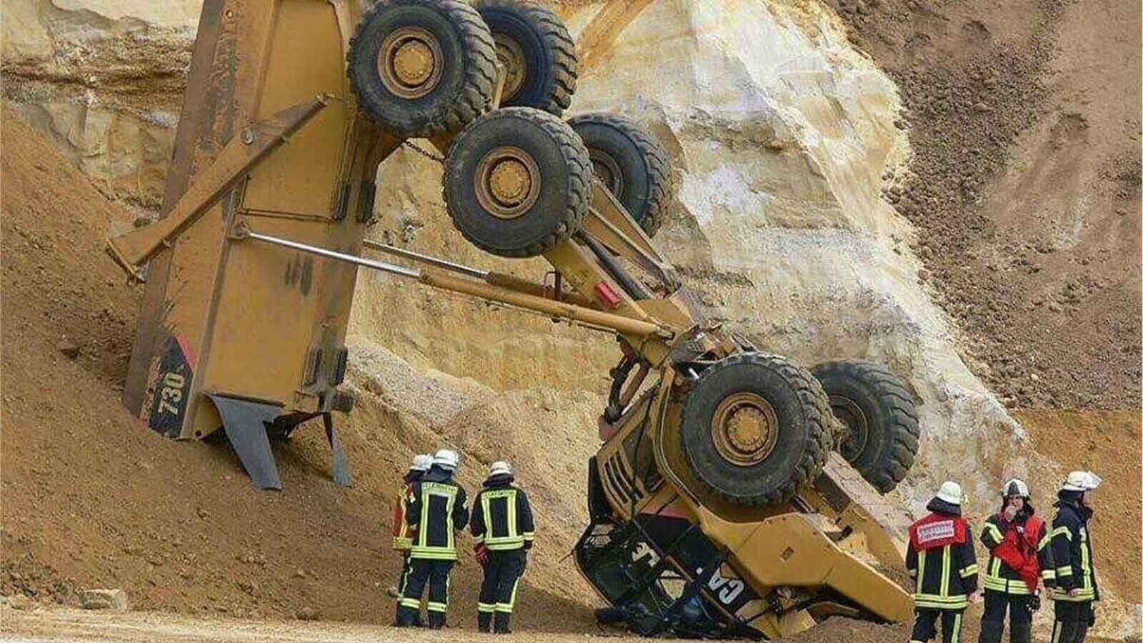 Photos Where Heavy Machinery Was Not Properly Handled
