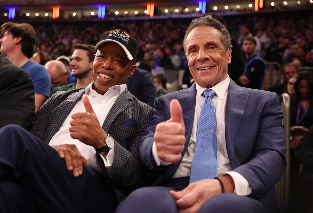 Andrew Cuomo bolts for Knicks opener minutes after NYC mayoral debate ...