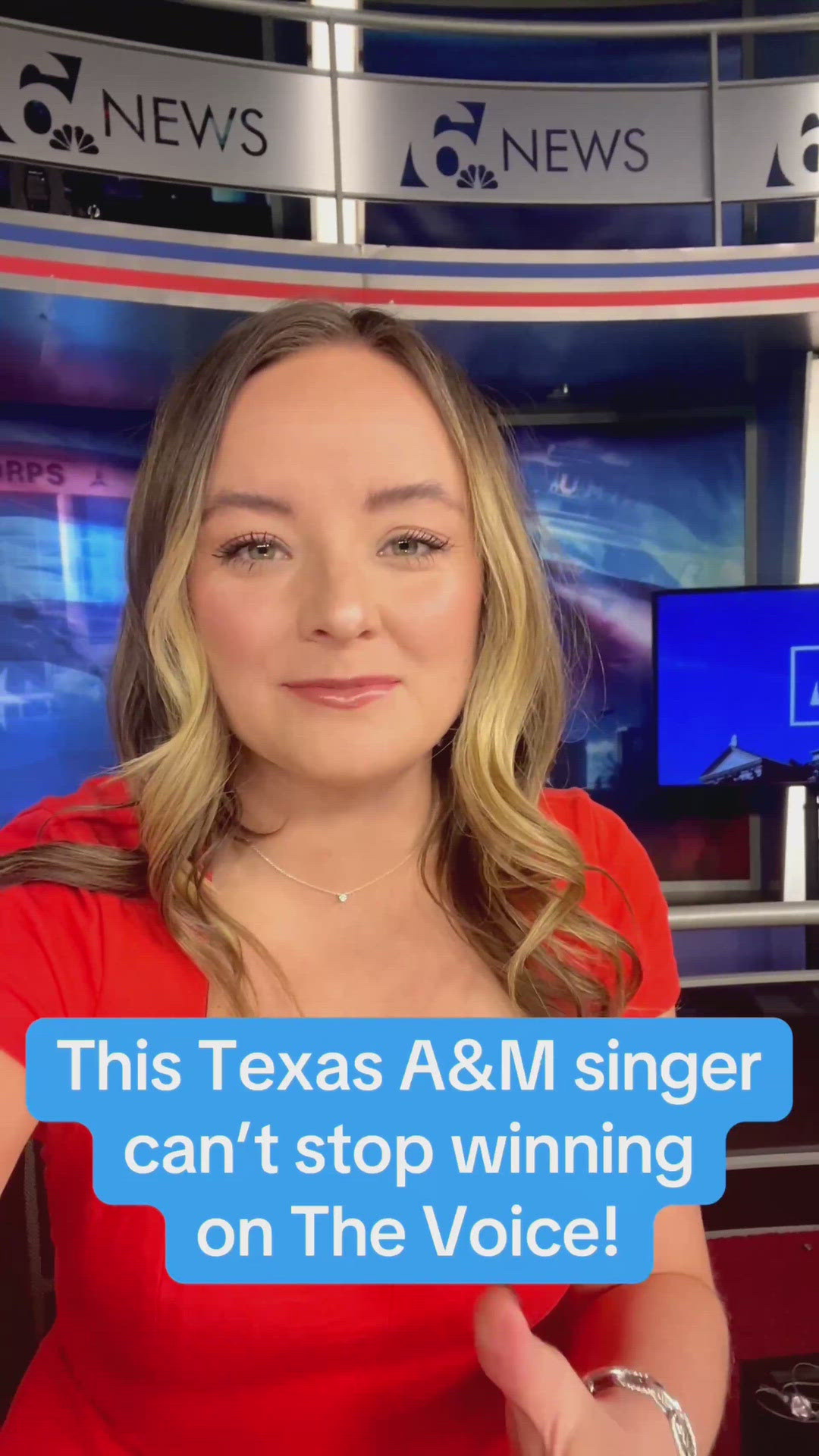 Texas A&M student advances on The Voice after winning battle round