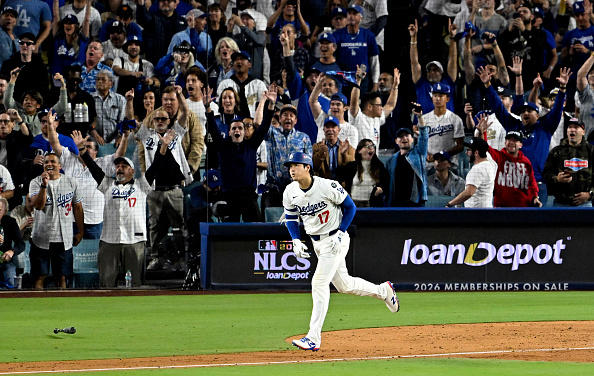 Shohei Ohtani changes the plaque on his NLCS MVP trophy with a ...
