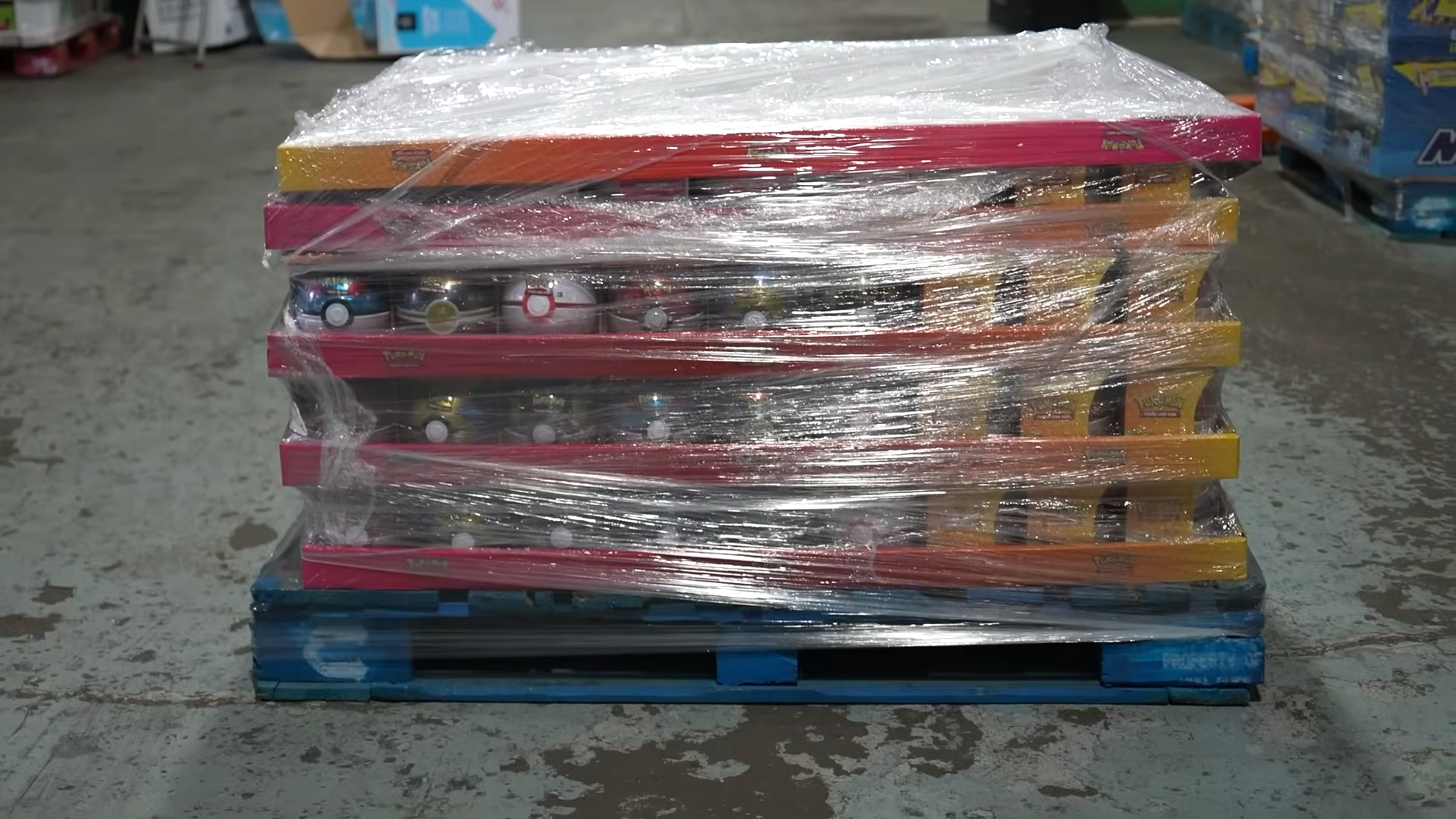 Unboxing a $2,000 Pokémon card pallet