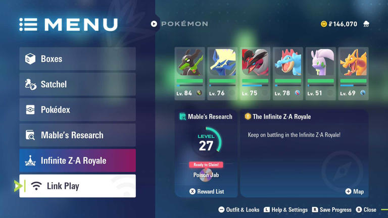 All Pokémon Legends: Z-A Trade Codes