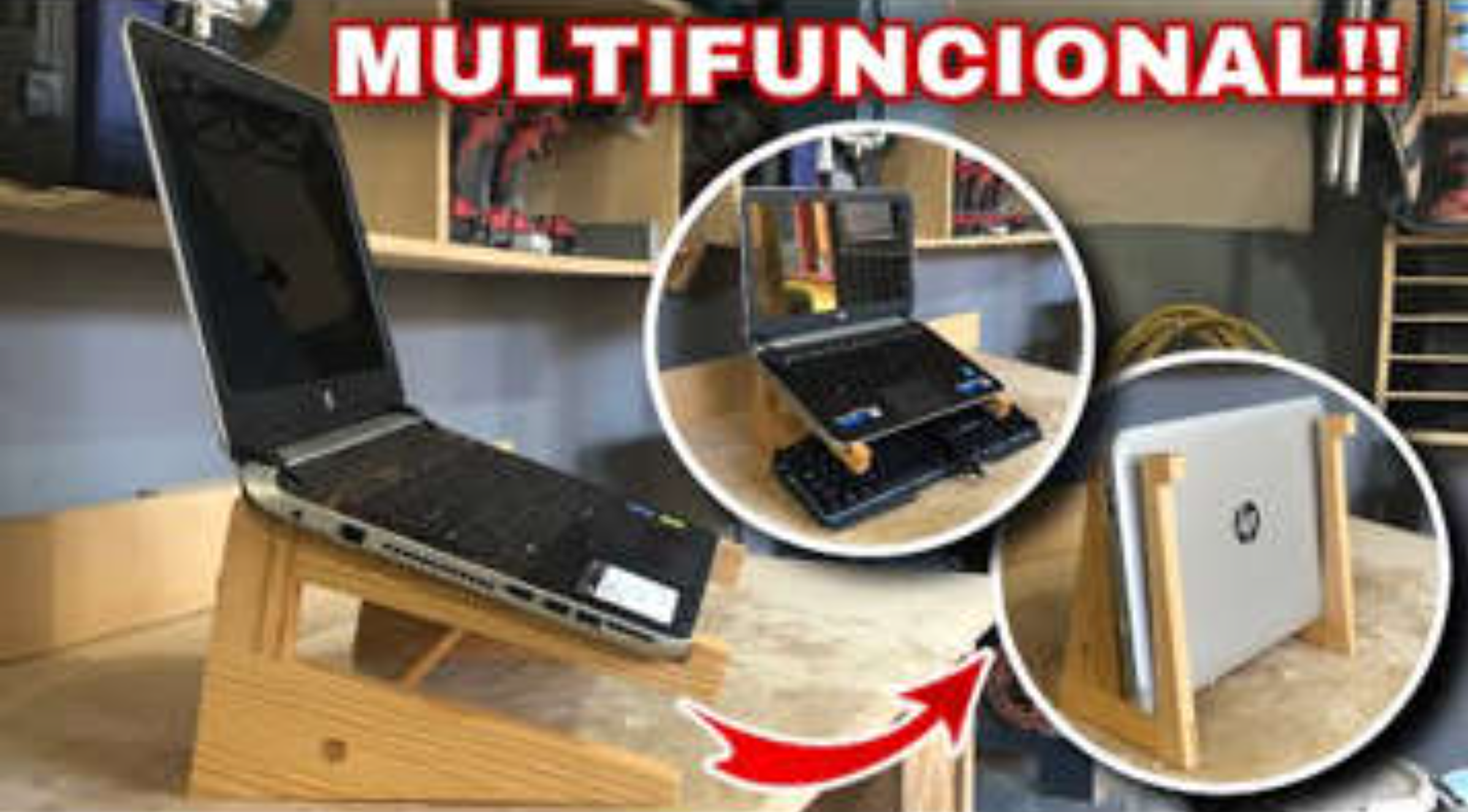 Soporte Para Laptop de Madera | Laptop Stand