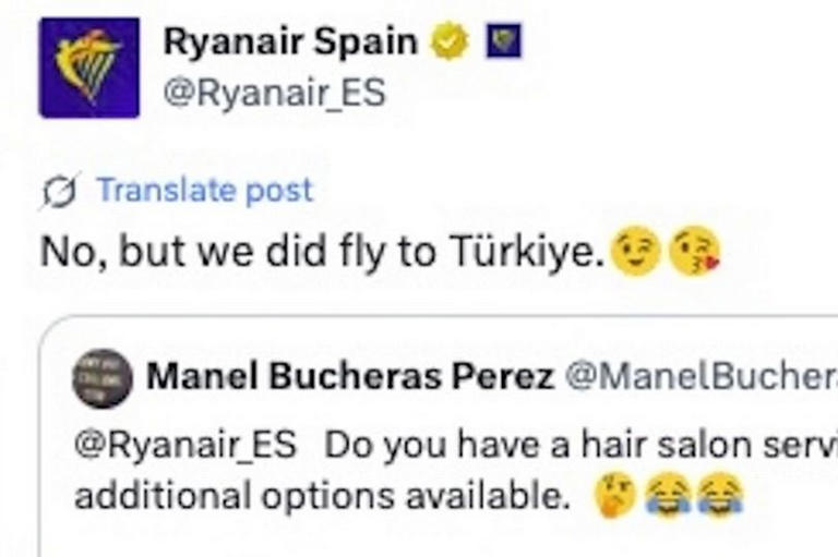 Ryanair issues scathing 'Turkey' jibe to bald passenger after airline ...