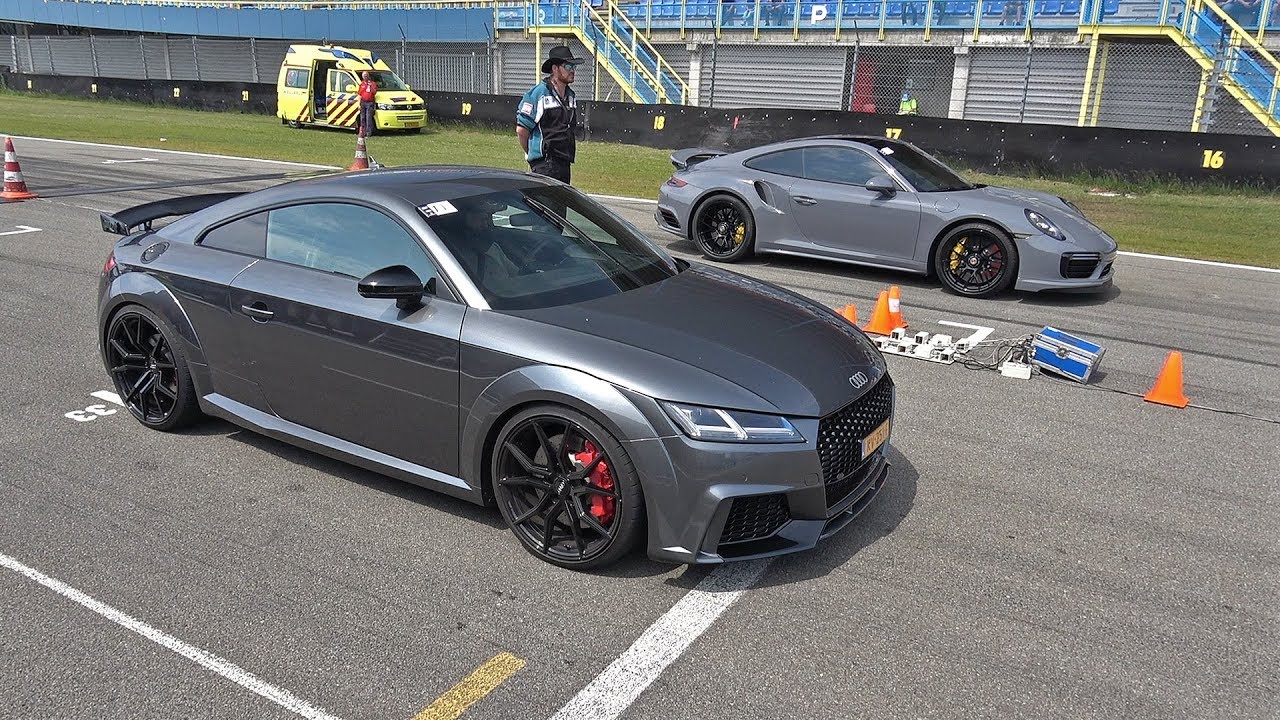 Audi TT RS Plus contre Porsche 911 Turbo S (991)