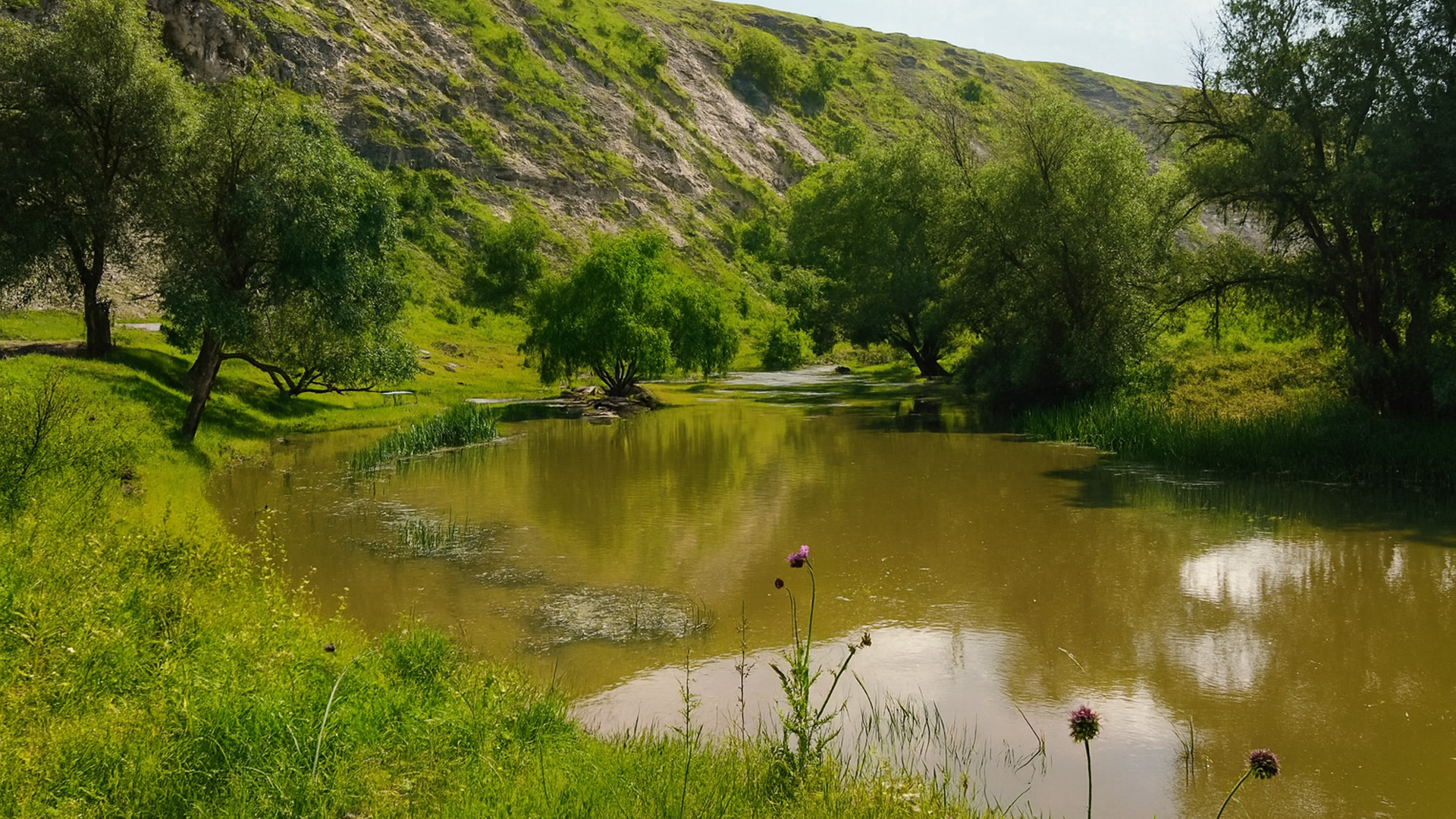 Countryside River and Hills, Moldova in 4K