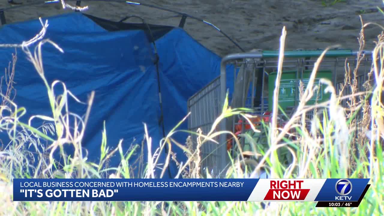 'It's gotten bad': Local business concerned with homeless encampments ...