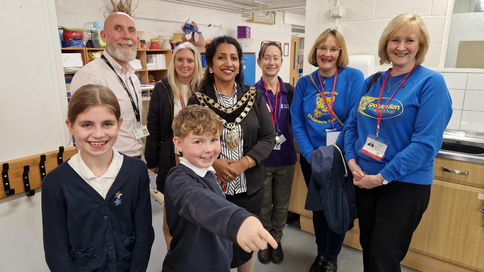 'Very proud' - Crawley primary school hosts Mayor and local charities ...