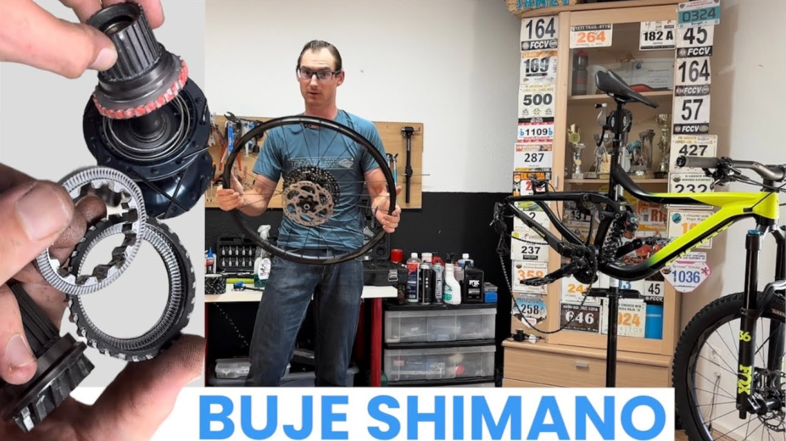 La búsqueda del silencio Buje Shimano SLX Microspline en Giant Reign