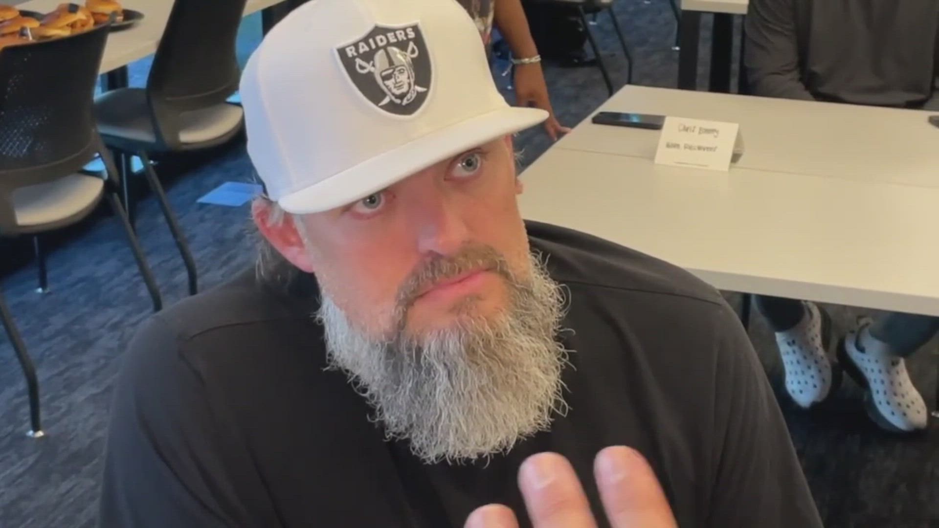 Las Vegas Raiders OL Coach Brennan Carroll_ Run-Game Consistency ...