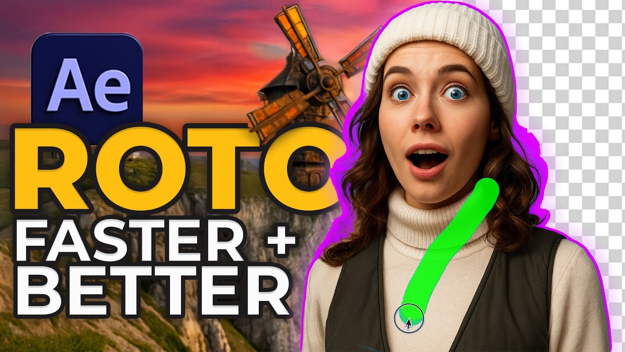 Easy Rotoscoping & Tracking in After Effects: Roto Brush + Mocha
