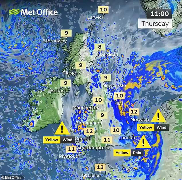 Storm Benjamin batters Britain: Heavy rain and 75mph winds as weather ...