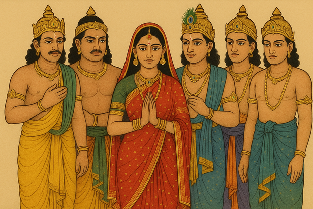 Why Draupadi Married All Five Pandavas: The Divine Secret Hidden in the ...