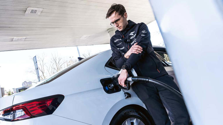 A Rally Champion Drove a Skoda 1,759 Miles on a Single Tank