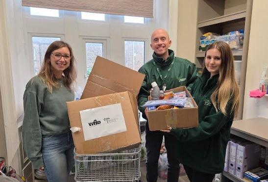 Wakefield Hospice collection for local Foodbank to mark World Homeless Day