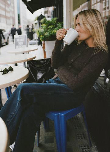 So elegant! Alle lieben den stylishen „Cacao“-Cardigan von Zara