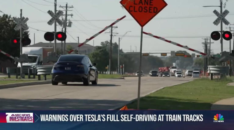 Caught on Camera—Tesla’s “Self-Driving” Fails to Stop at Railroad ...
