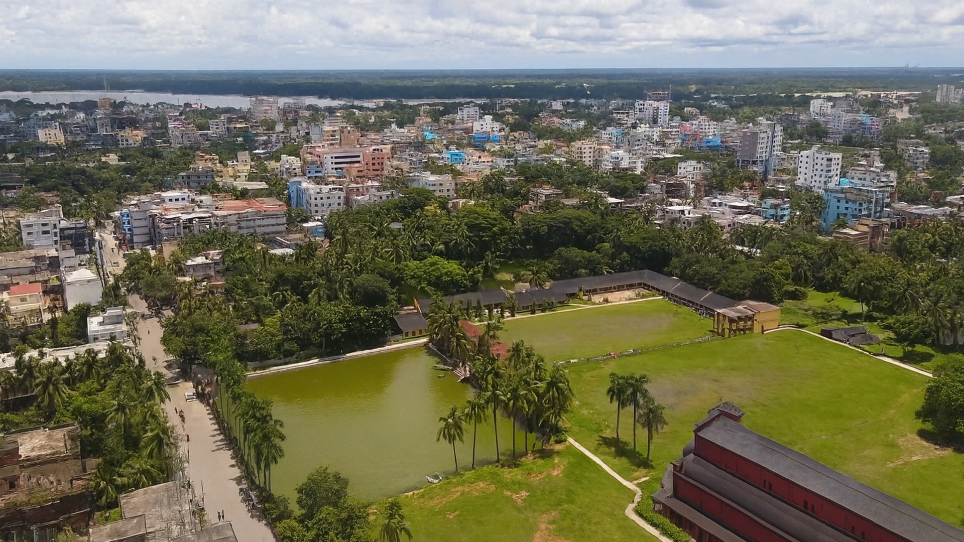 Barisal y el campo de Bangladesh en 4K