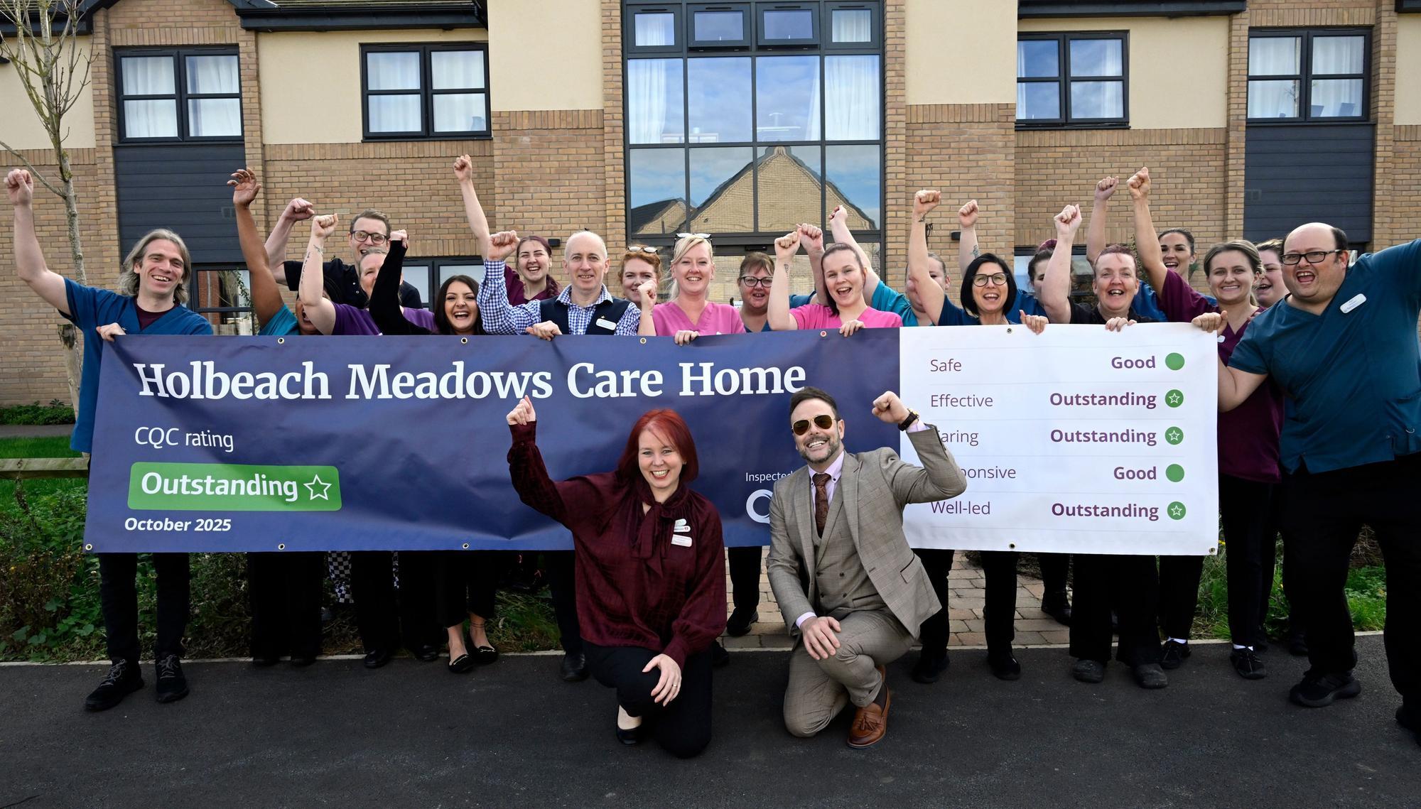 Holbeach Meadows Care Home rated ‘Outstanding’ in first ever CQC inspection