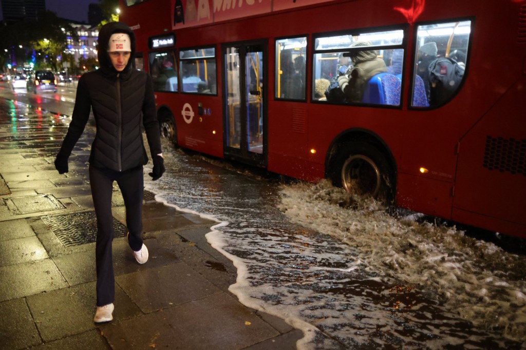 Storm Benjamin hits land with 75mph winds and heavy downpours
