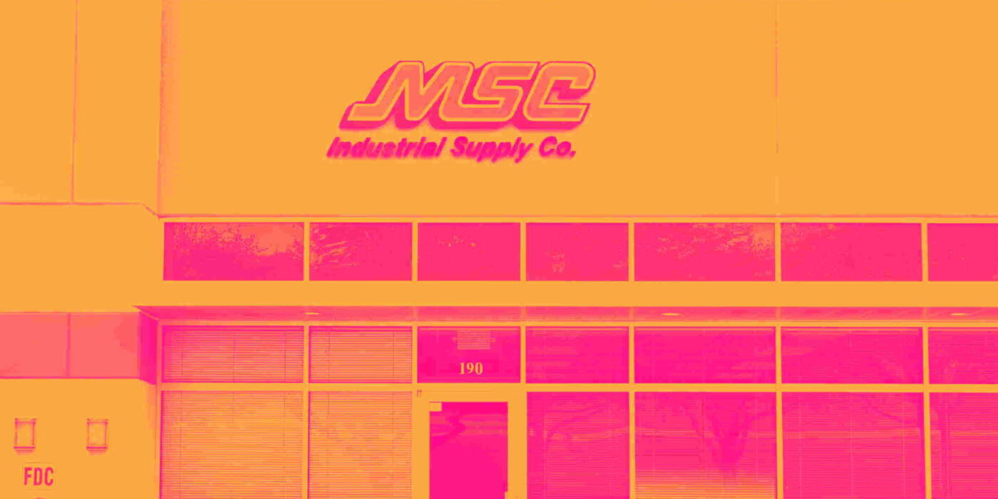 MSC Industrial (NYSE:MSM) Beats Q3 Sales Expectations