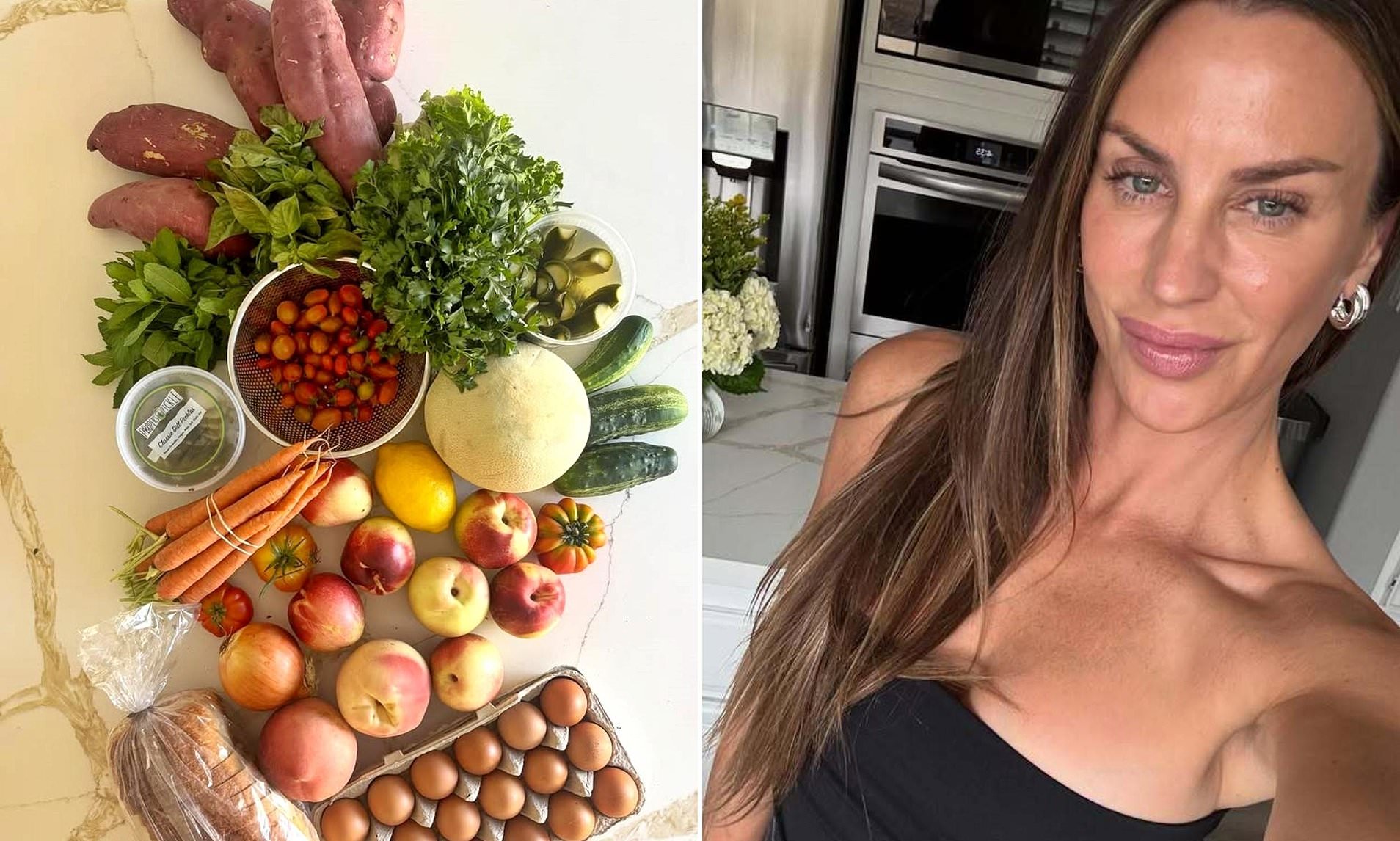 How I look this good at 46: Mother-of-three claims she's often mistaken for a thirty-something