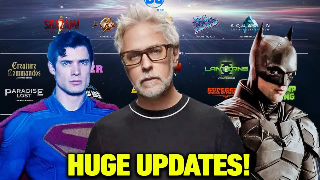 James Gunn drops massive DC updates! Batman, Lanterns & more!