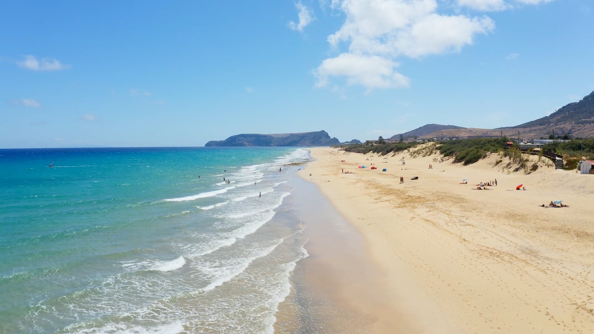 Porto Santo: Drone Flight Over Madeira's Island Paradise
