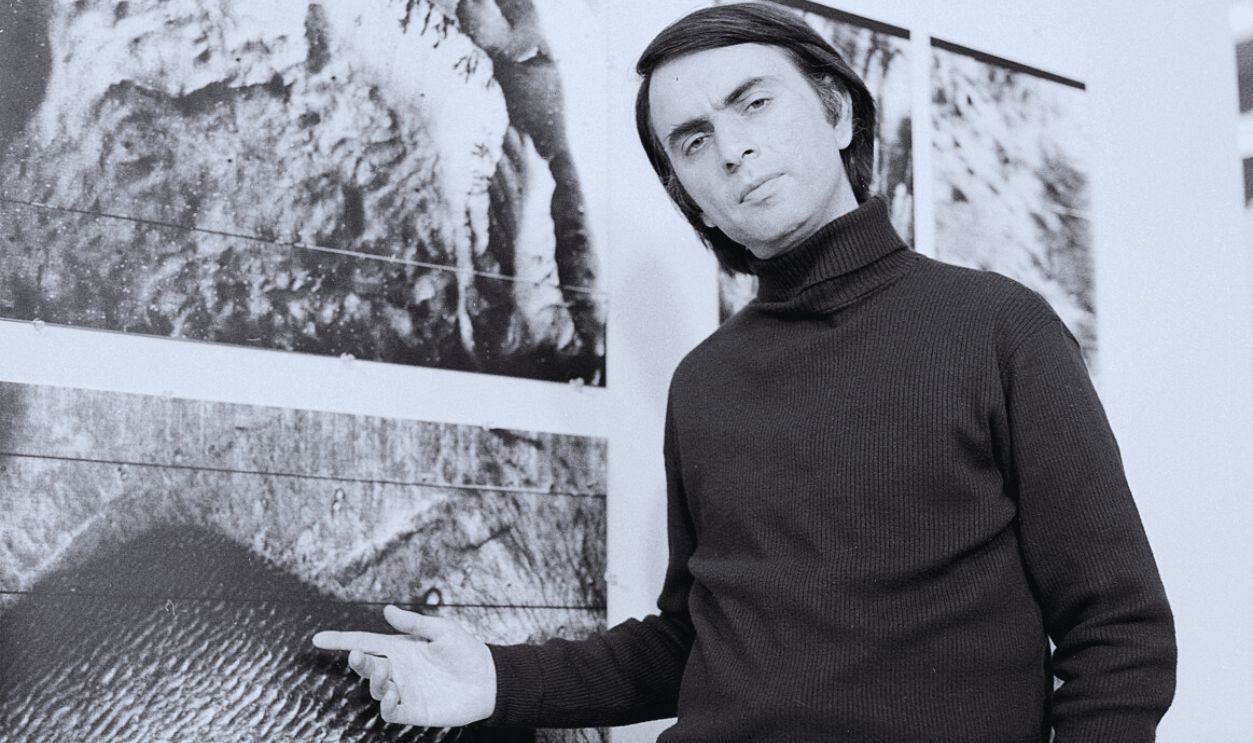 Carl Sagan reminded billions that Earth is a mere "pale blue dot ...