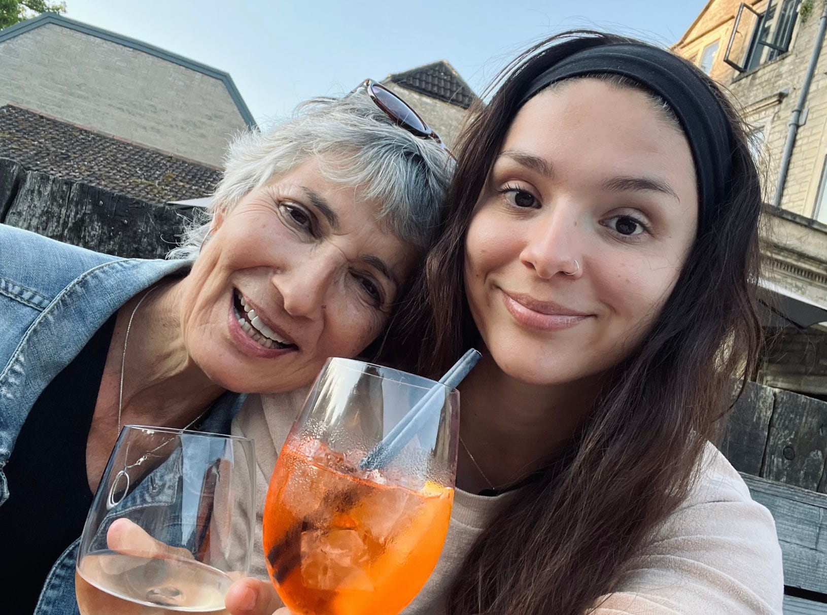 My mom and I live across the world from each other. We connect by ...