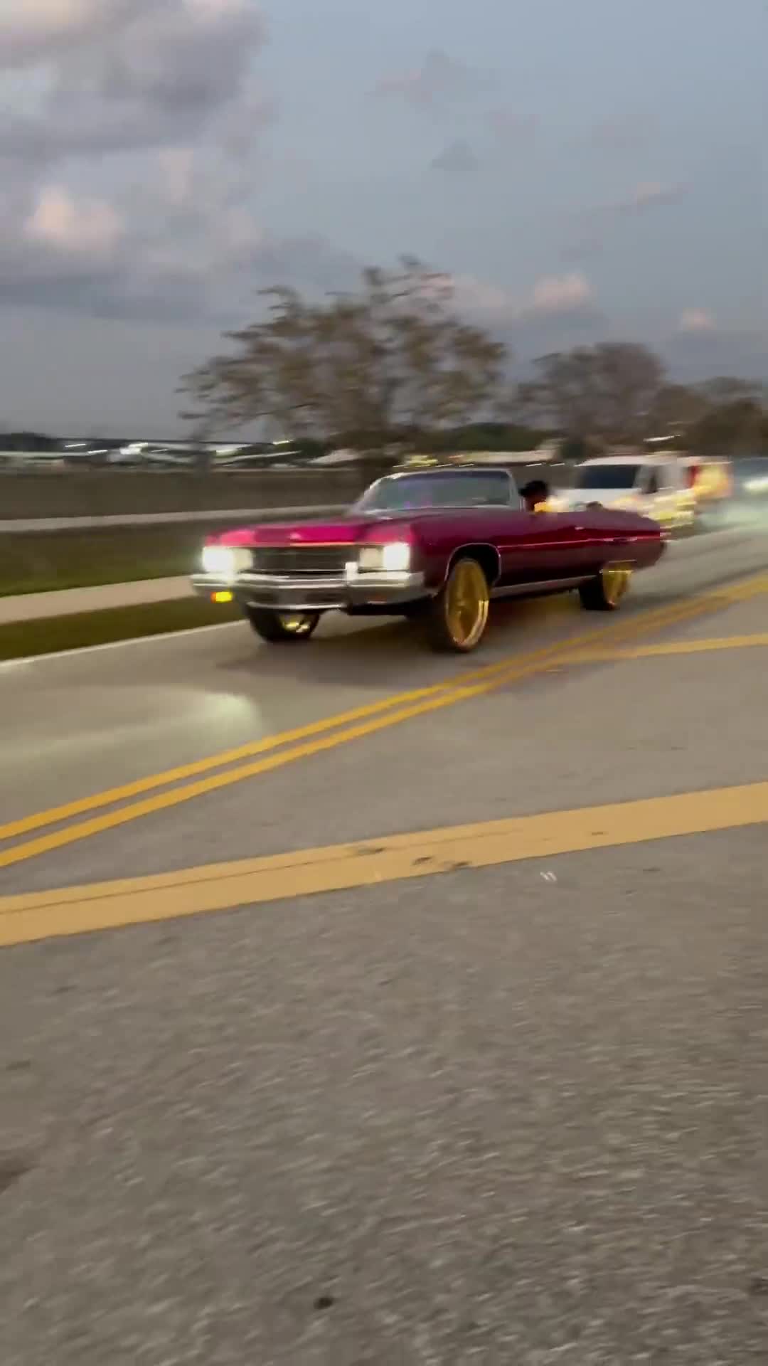 Chevy Vert Taking off on Gold 24’s Daytons