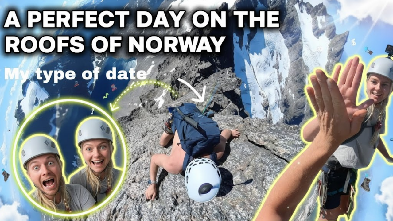 A Perfect Day On The Roofs Of Norway