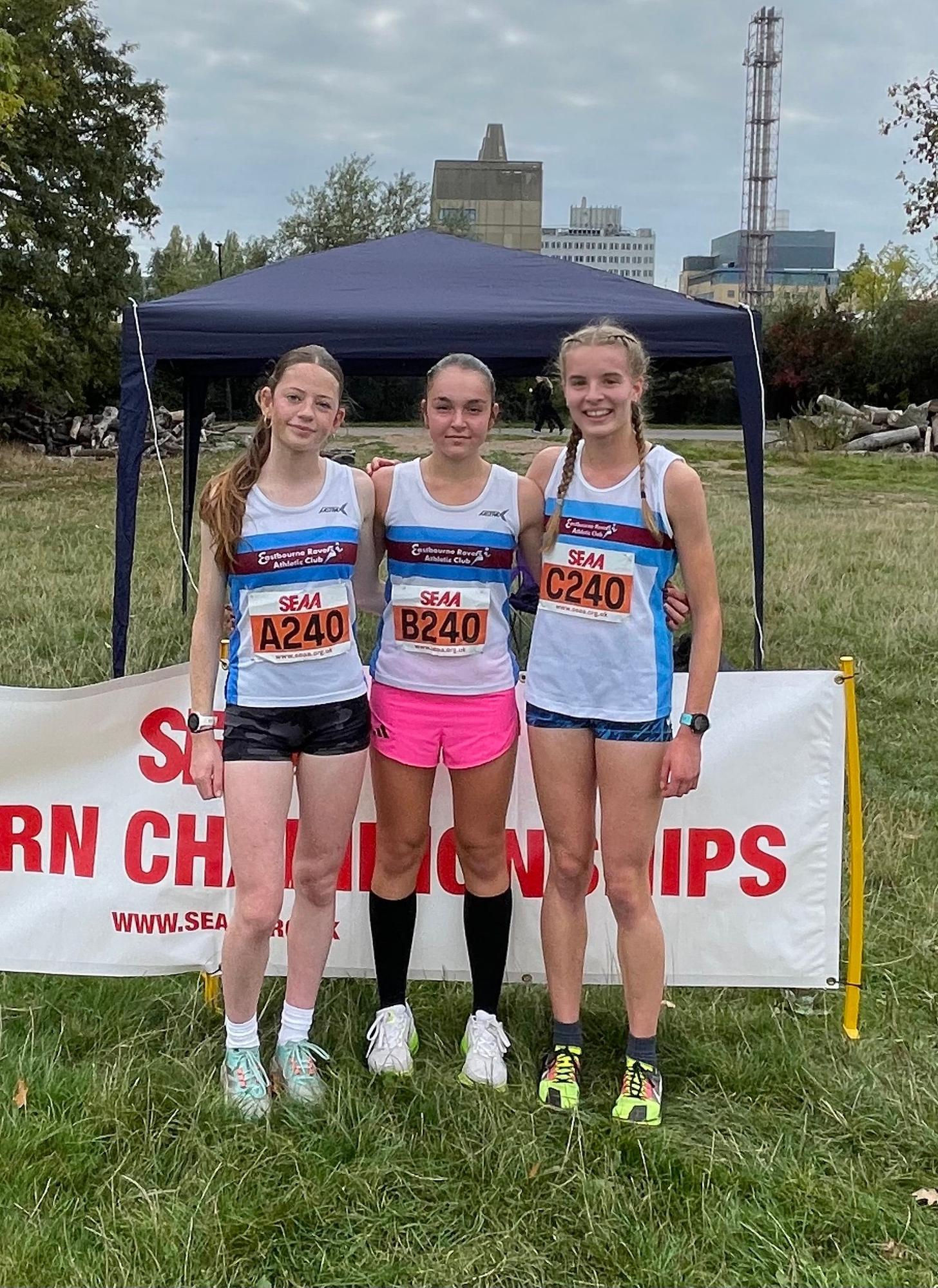 Eastbourne Rovers girls retain Southern Cross Country Relay title