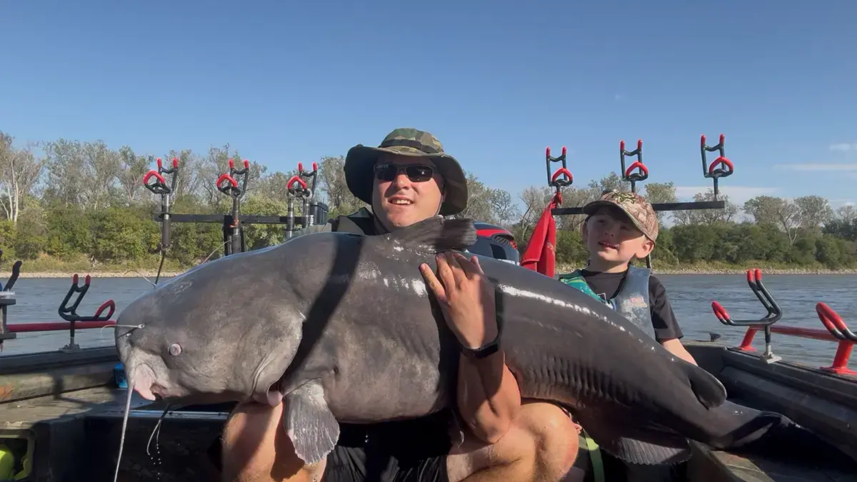 105-Pound Blue Catfish Breaks 21-Year-Old Iowa Record
