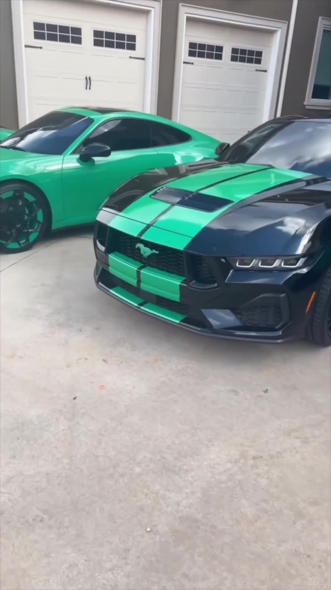 Boosie’s Black And Green Custom Car Fleet Line Up