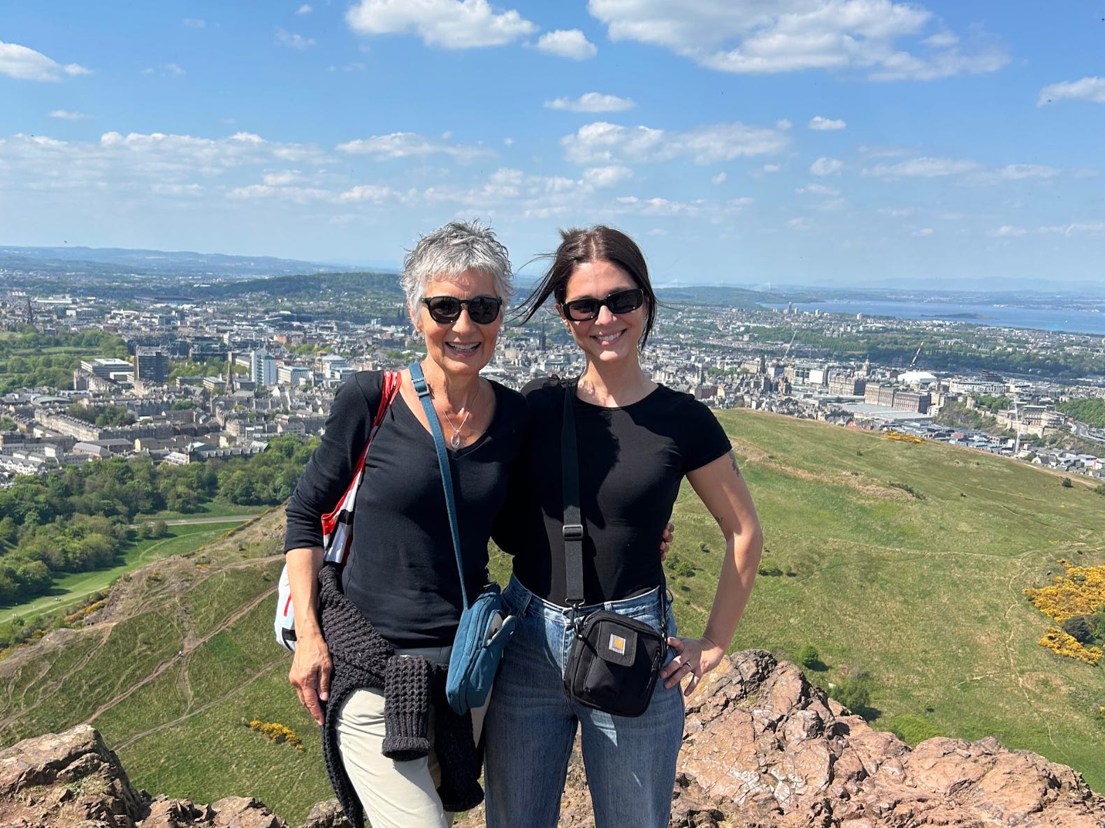 My mom and I live across the world from each other. We connect by ...