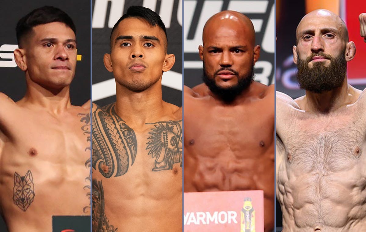 UFC veterans competing in MMA and bareknuckle boxing Oct. 23-25