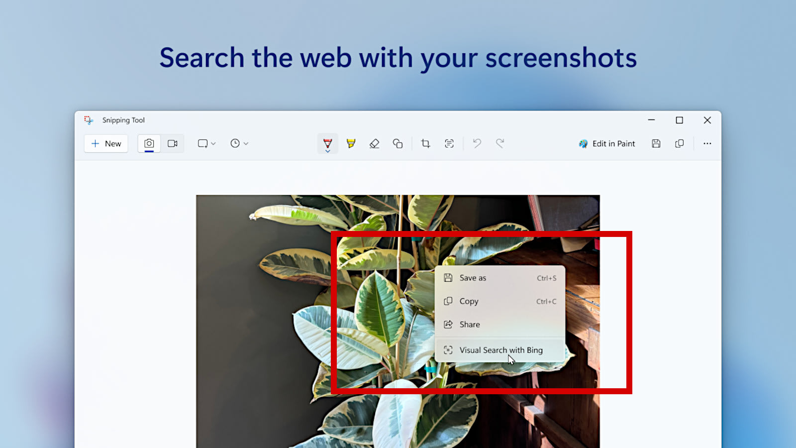 Microsoft adds visual search to Windows 11’s built-in screenshot tool