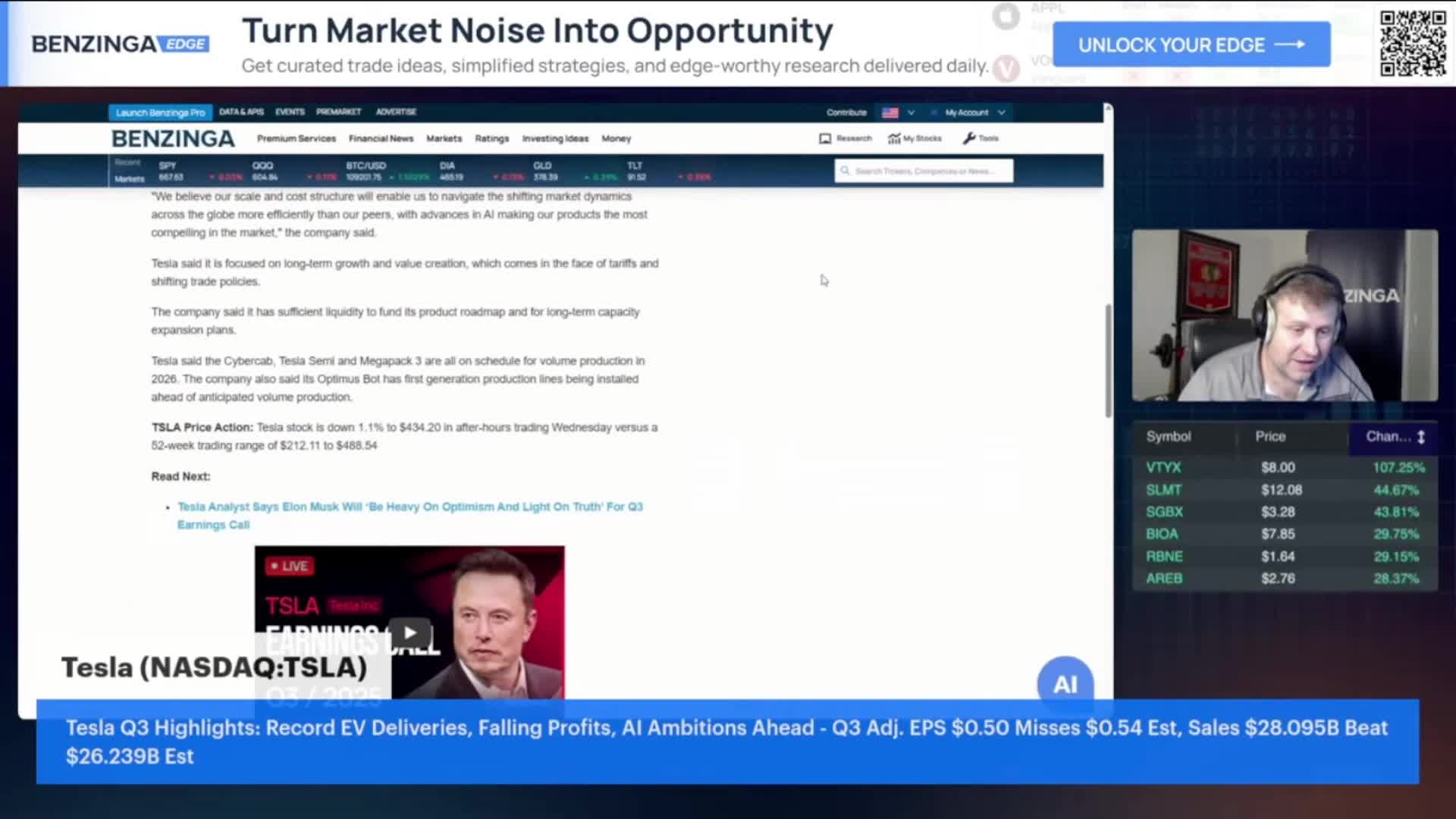 Tesla Q3 Earnings Report And Analyst Reaction