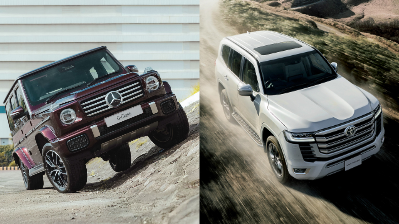 Mercedes-Benz G450d vs Toyota Land Cruiser 300: Price, dimensions ...